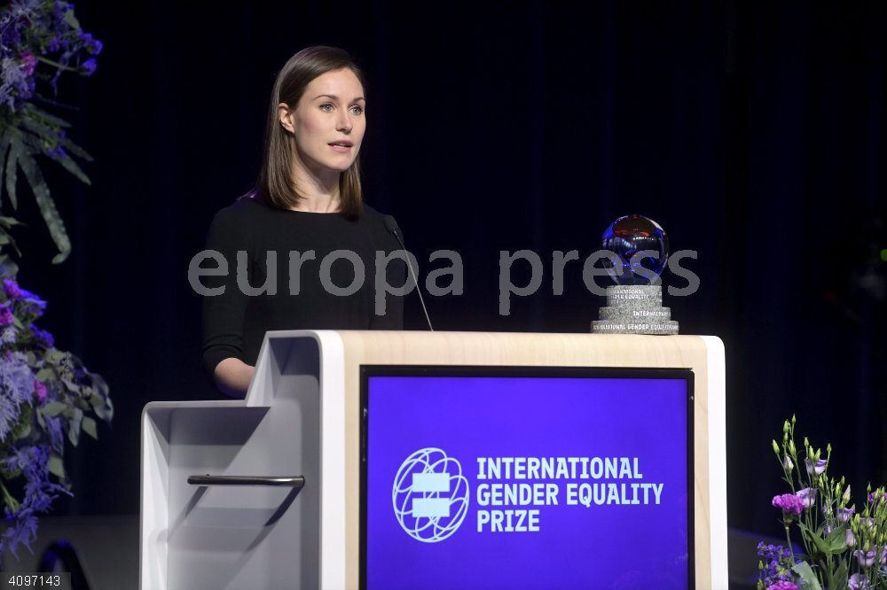 International Gender Equality Prize Ceremony In Finland Europapress