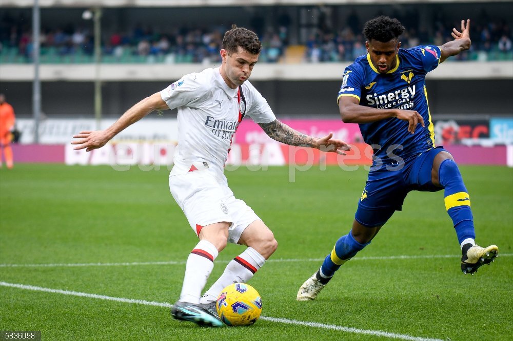 Football Italian Champ Hellas Verona V Ac Milan Europapress